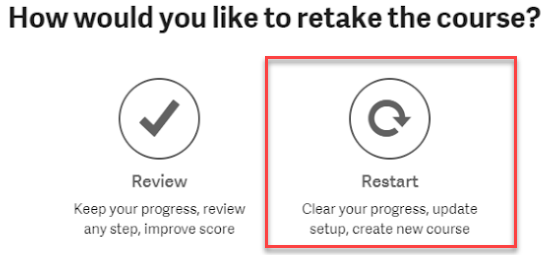 How to Retake a Course – iGrad Support